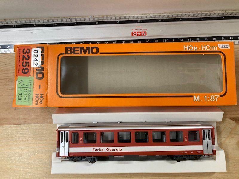 Bemo H0m 3259 Personenwagen 2. Klasse FO 4264 neues Logo (Neu (gemäss ...