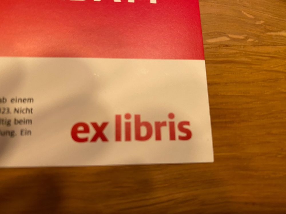 Ex Libris Gutschein CHF 5.00 (Neu (gemäss Beschreibung)) in Liestal für CHF 0.1 – mit Lieferung ...