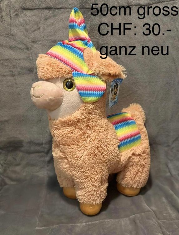 Plüschtier gross ganz neu Alpaka/Lama (Neu und originalverpackt) in ...