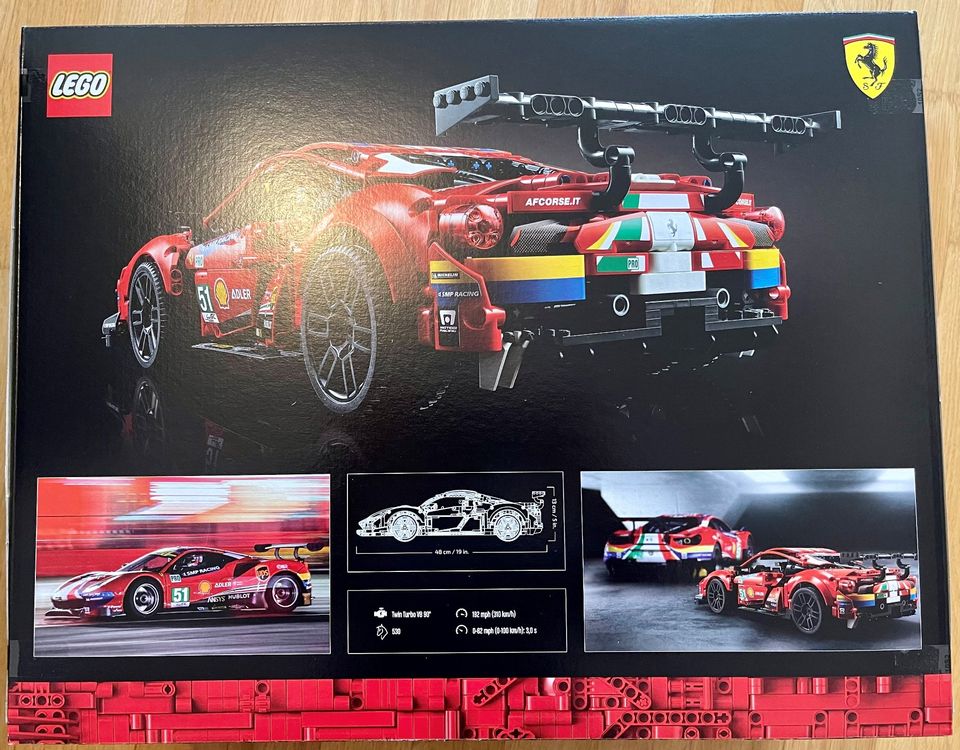 Lego Technic 42125 - Ferrari 488 GTE AF CORSE #51 (Neu und ...