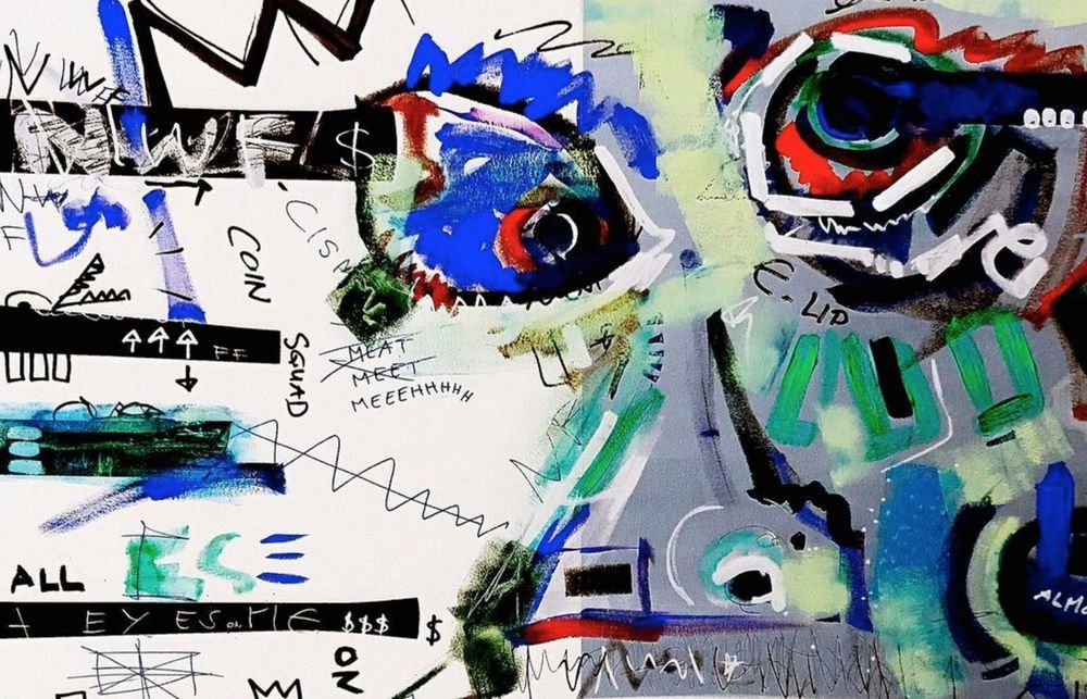 Rocking Zeus Neo Pop Art Kunst Bild Expressionismus Modern (Neu (gemäss ...