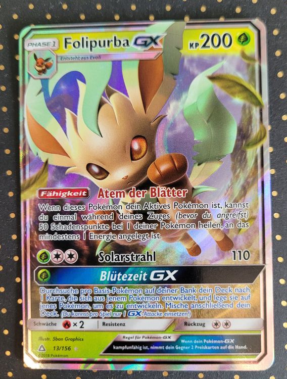 Pokémon Folipurba GX Ultra Prisma 13/156 | Kaufen auf Ricardo