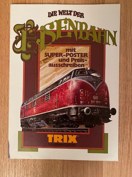 Trix Poster "DIE WELT DER EISENBAHN" mit V221 | Kaufen auf Ricardo