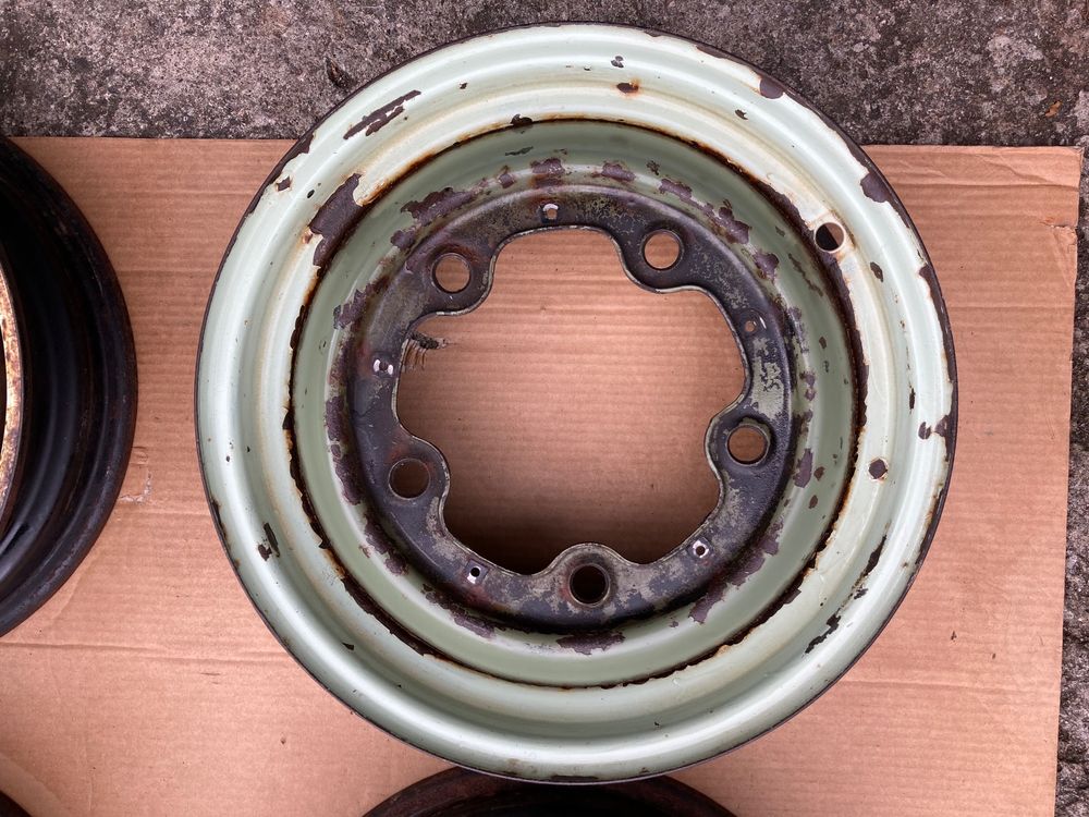 4 VW Käfer Felgen 5x205 Breryllgrün L478 Zitrusgrün patina | Acheter ...