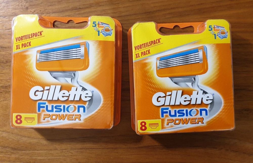 Gillette Fusion Power (2 Packungen) (Neu und originalverpackt) in ...