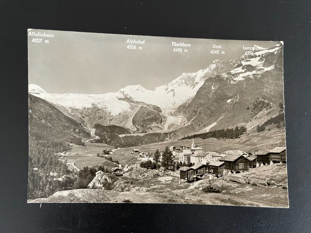 AK VS Saas-Fee, mit Feegletscher, Alphubel, Täschhorn (Gebraucht) in Thal für CHF 1 – mit ...