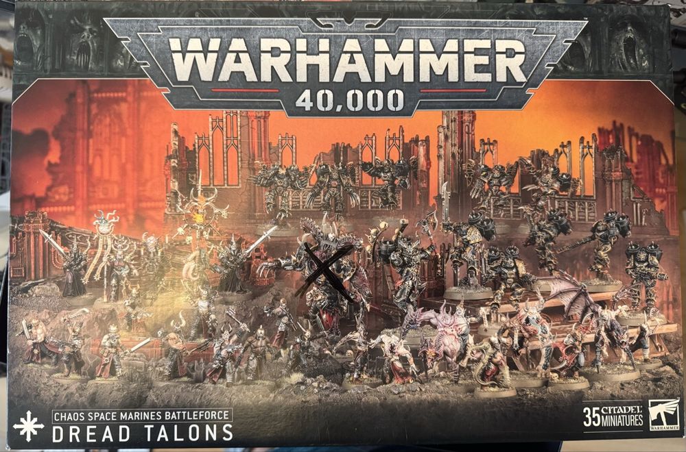 Warhammer 40K Chaos Space Marines Battleforce Dread Talons (Gebraucht ...