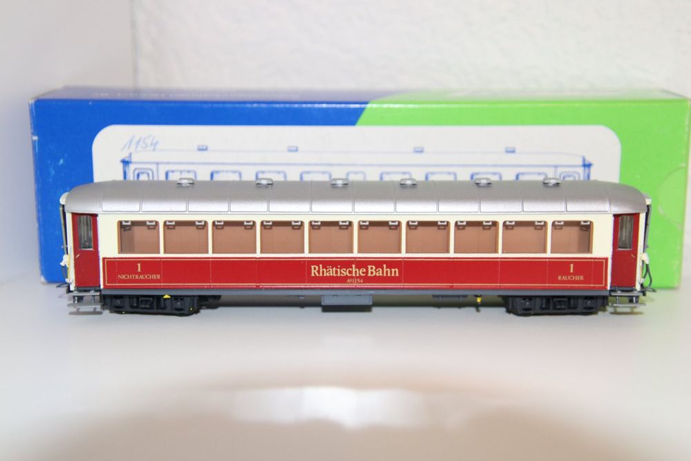WABU H0m-256.003 - RhB Salonwagen As 1154 (Gebraucht) in Matten b ...
