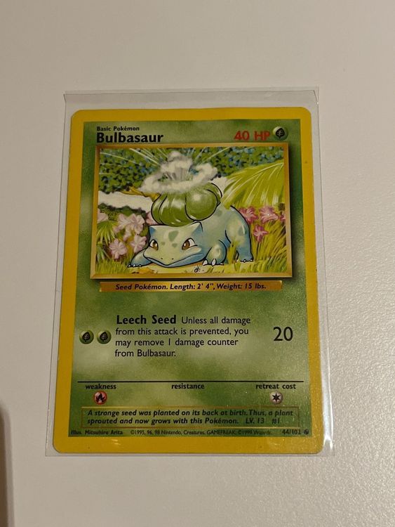 Pokemon Base Set Bulbasaur | Kaufen auf Ricardo