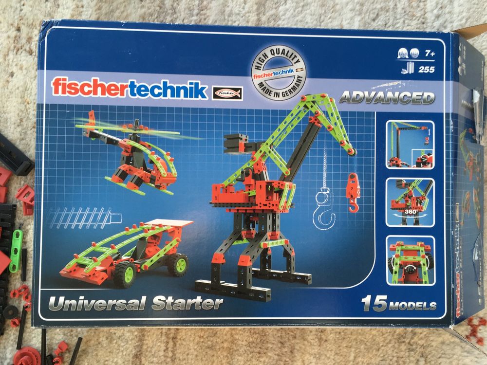 fischertechnik advanced universal starter 15 models ab 7 J (Gebraucht ...