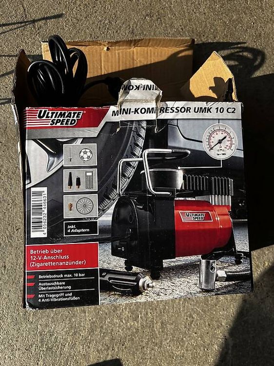 ULTIMATE SPEED Mini Kompressor 12V Druckluft Kompressor | Kaufen auf ...