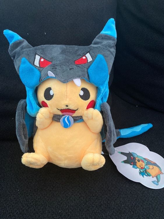 Pokemon Pancho Pikachu Glurak X Plüsch 2 (Neu (gemäss Beschreibung)) in ...