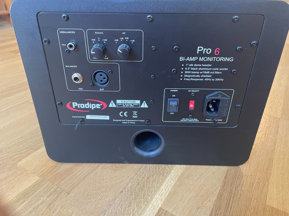 Prodipe Pro 6 BI-AMP Monitoring | Kaufen auf Ricardo