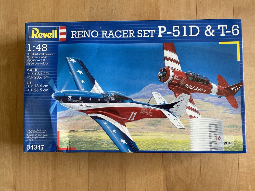 Modellbausatz 1:48 Reno Racer set P-51D & T-6 | Kaufen auf Ricardo