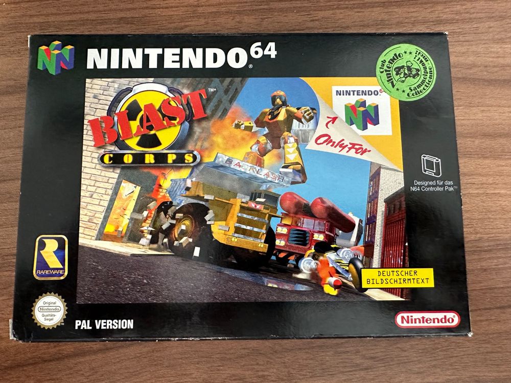 N64: Blast Corps mit OVP und Anleitung | Kaufen auf Ricardo