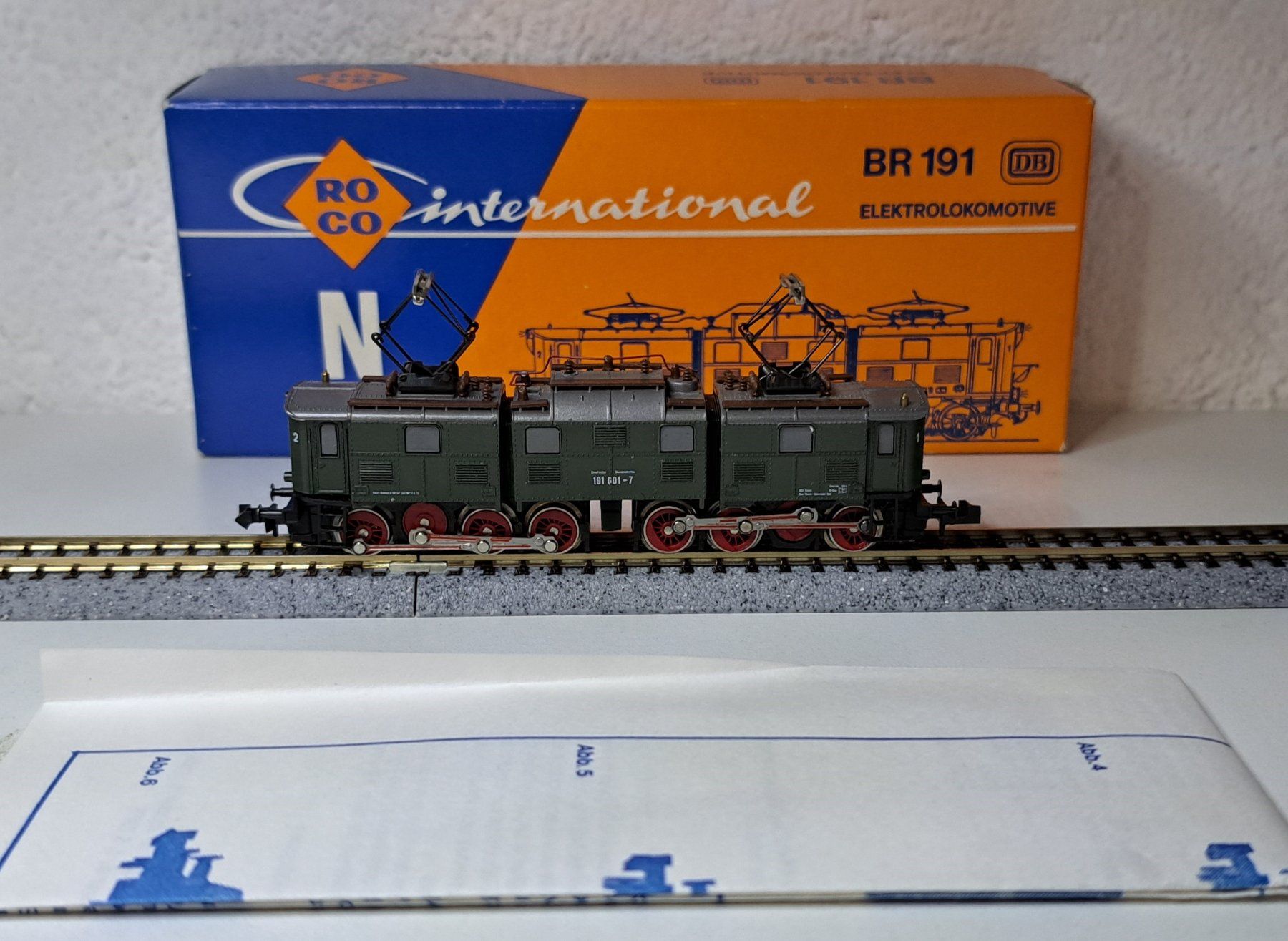 BR 191 001-7 Grün Roco Spur N ohne OVP (Gebraucht) in Salez für CHF 71 ...