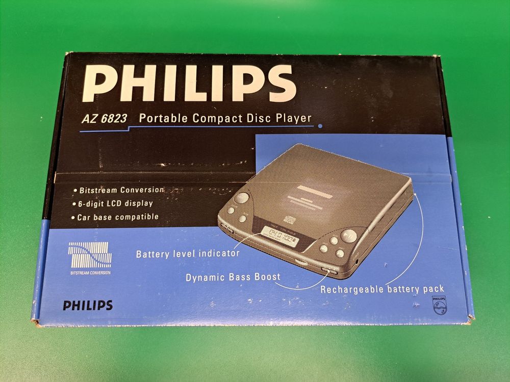 Philips AZ 6823 Portable CD Player Discman Vintage (Neu (gemäss ...