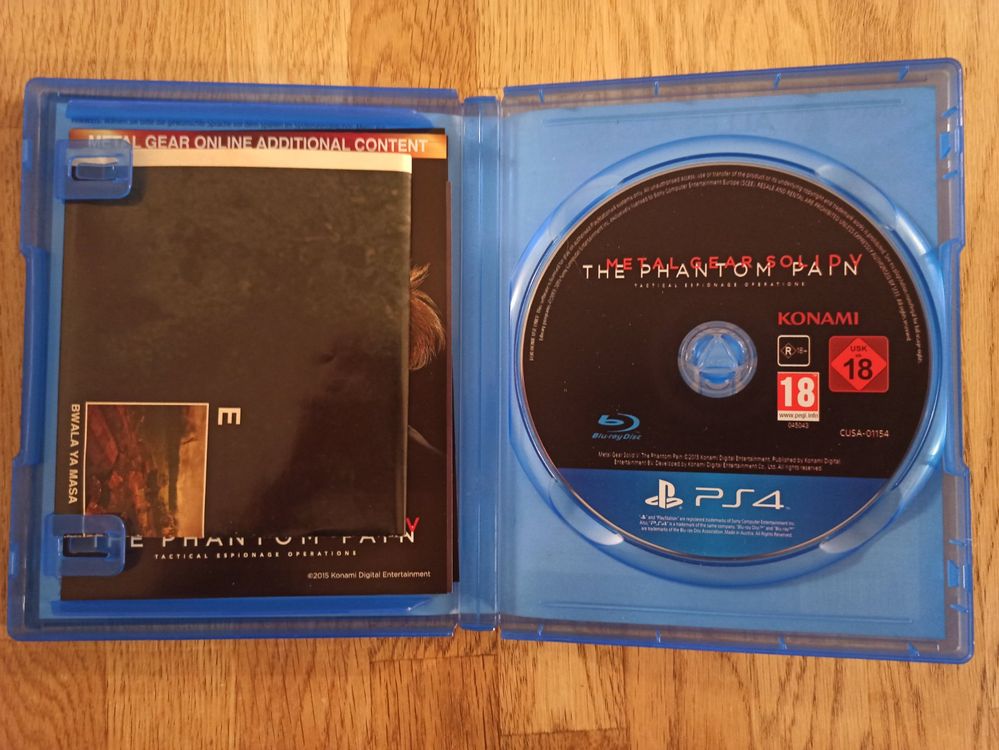Metal Gear Solid V - The Phantom Pain PS4 / PS5📀 🎮📀 (Gebraucht) in ...