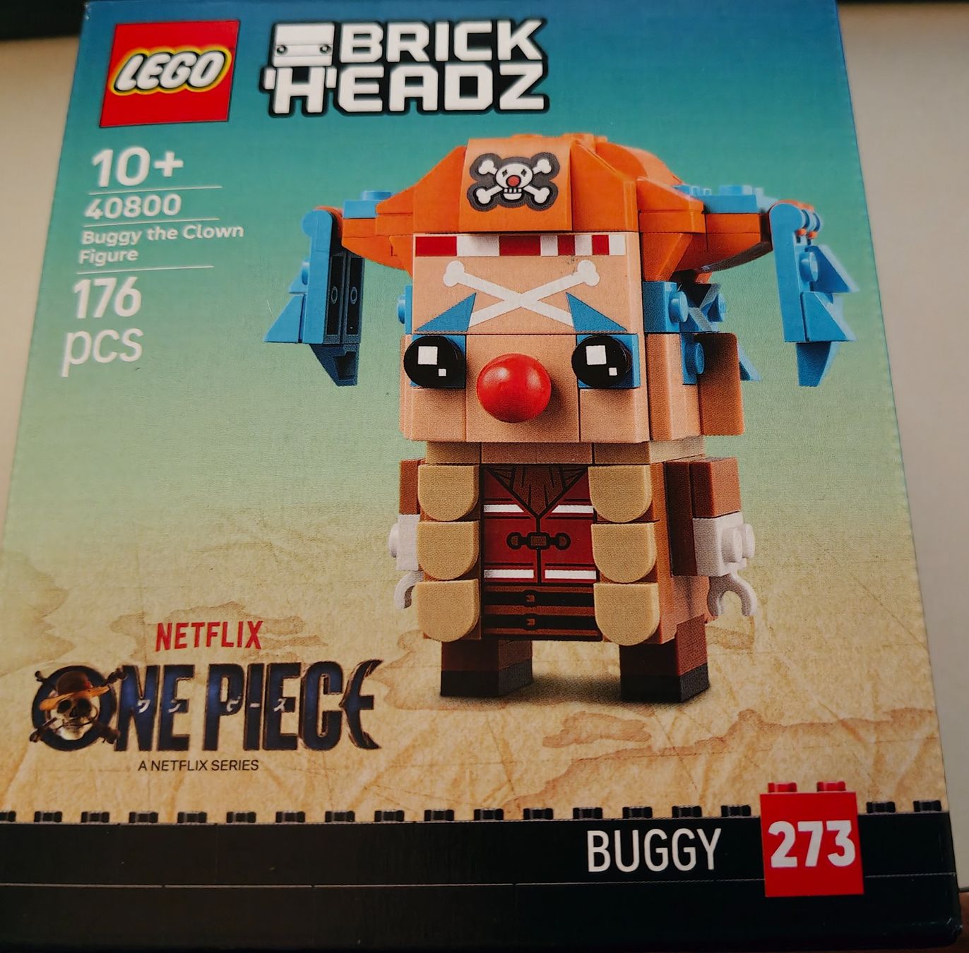 LEGO BrickHeadz 40800 Buggy the Clown One Piece, neu (Neu und ...