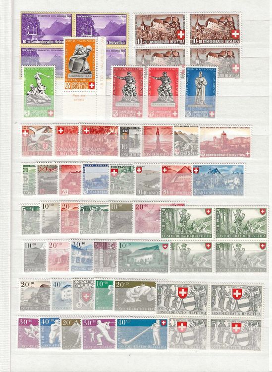 Lot postfrische Pro Patria ** | Kaufen auf Ricardo