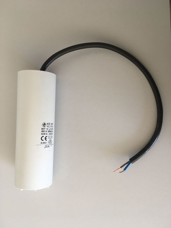 Motor-Betriebskondensator MSB MKP 40/400, 40μF | Kaufen auf Ricardo
