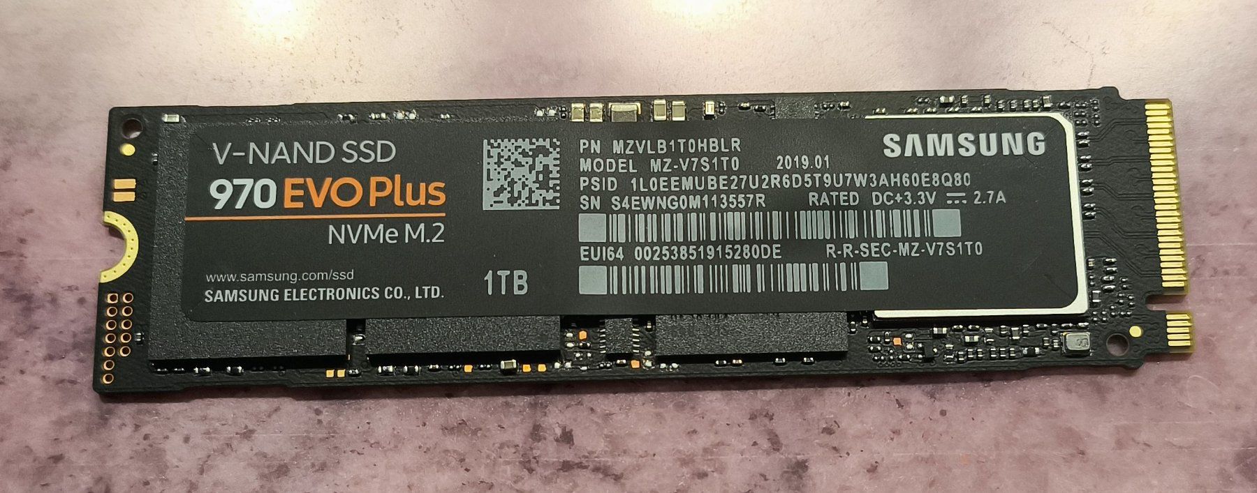 🔥Samsung 970 EVO Plus 1TB NVMe M.2 V-NAND SSD, top Zustand! (Gebraucht ...