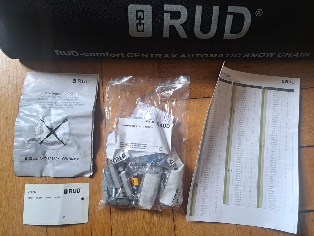 RUD comfort CENTRAX Schneekette N894 selbstspannend ein Paar (Neu ...