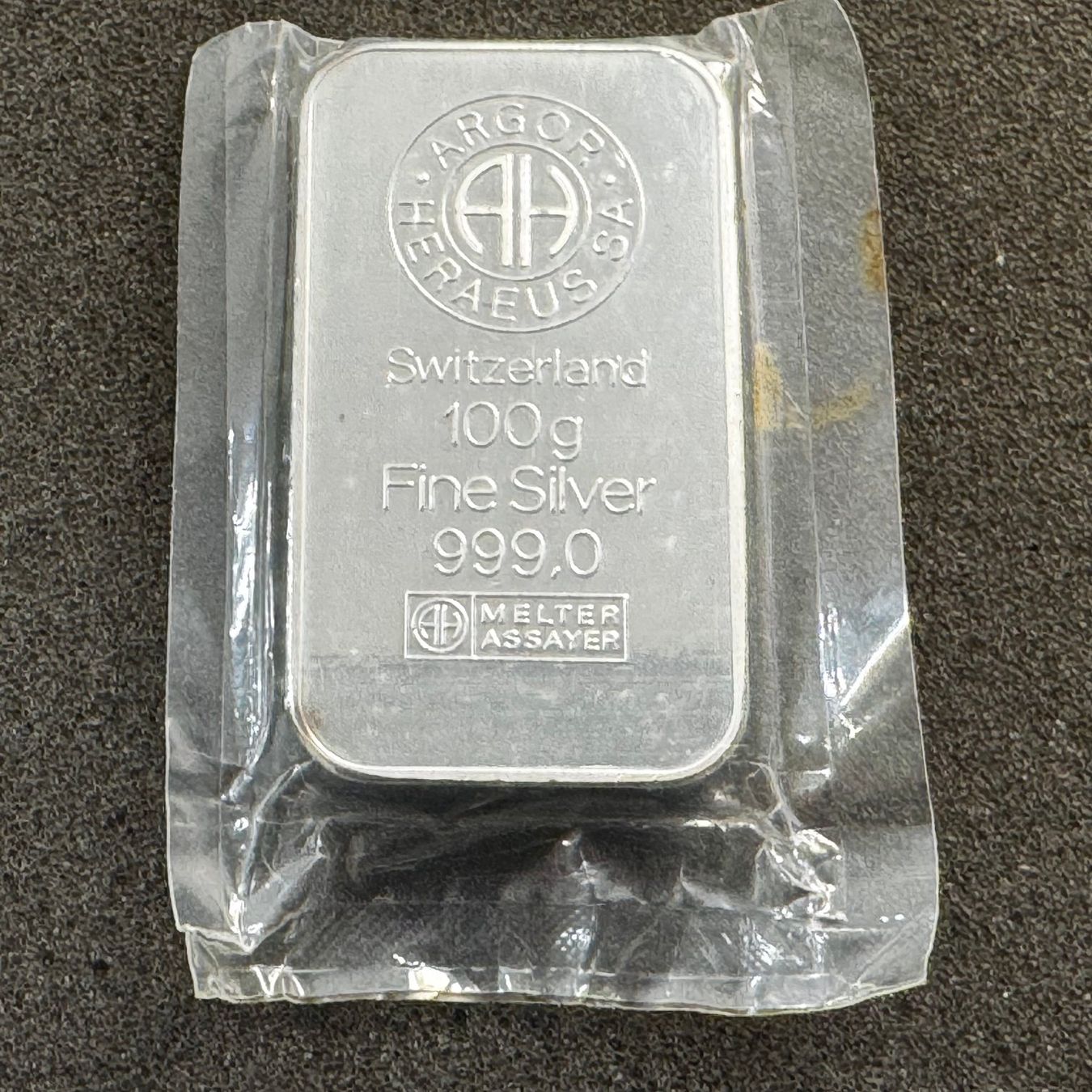 100 gramm Silber Barren Schweiz Argor SA - 2 (Gebraucht) in Reitnau für ...