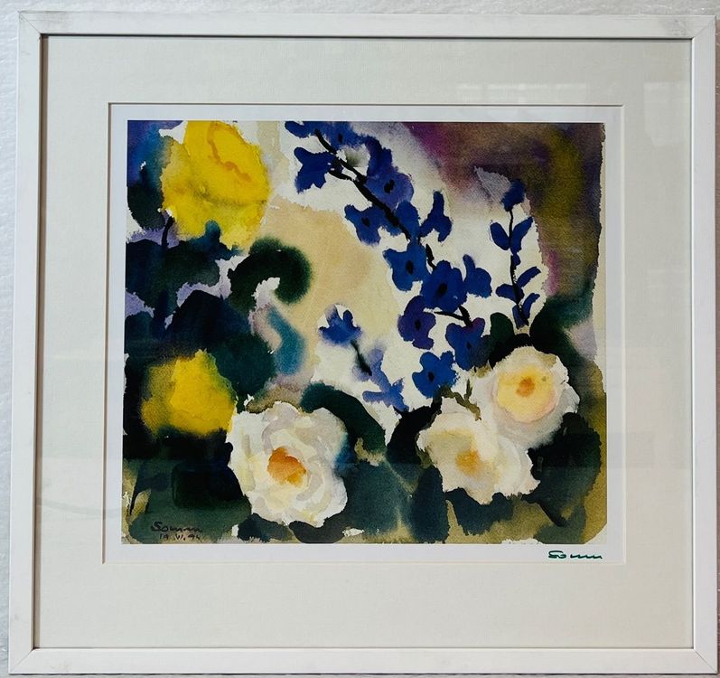 Franz Somm Stilleben GRAFIK handsigniert Grösse 46x46cm (Gebraucht) in Gersau für CHF 10 – mit ...