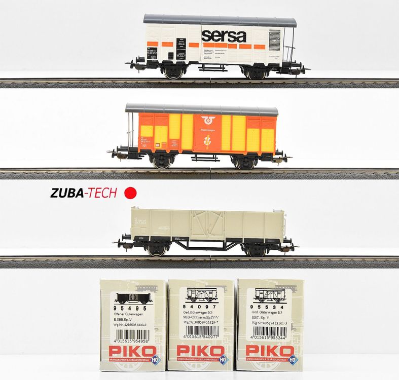 Piko 3x Güterwagen H0 GS mit OVP (Gebraucht) in St. Gallen für CHF 46 ...