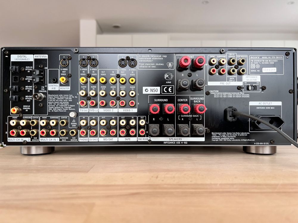 Sony STR-DB 1070 QS Dolby Digital 6.1 Receiver schwarz (Gebraucht) in ...