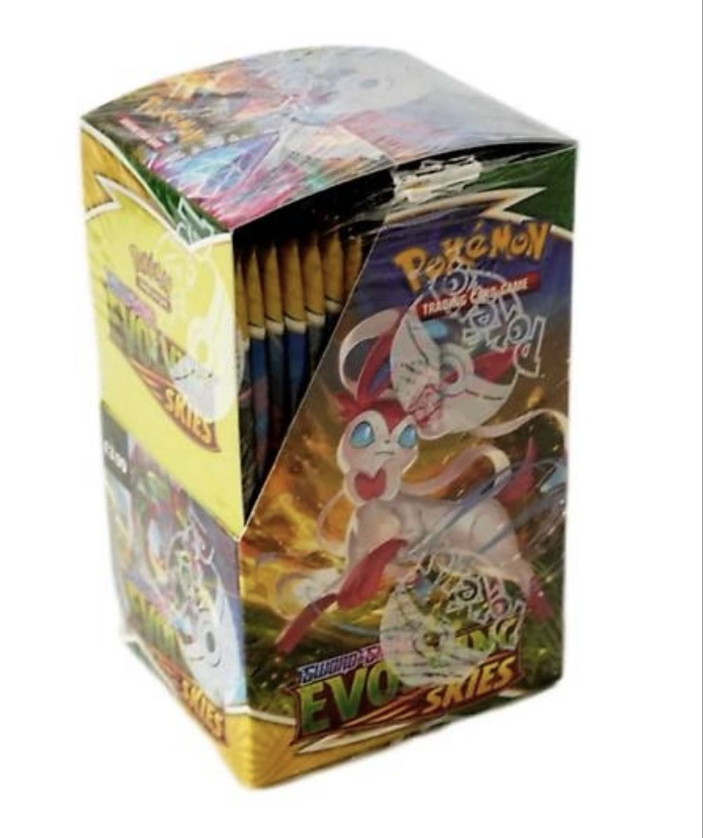 Pokemon Evolving Skies Display 18 Booster 🇬🇧 EN OVP (Neu und ...