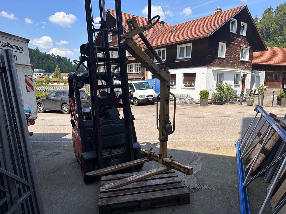 Palettengabel für Kran verstellbar in der Höhe und seitlich (Gebraucht ...