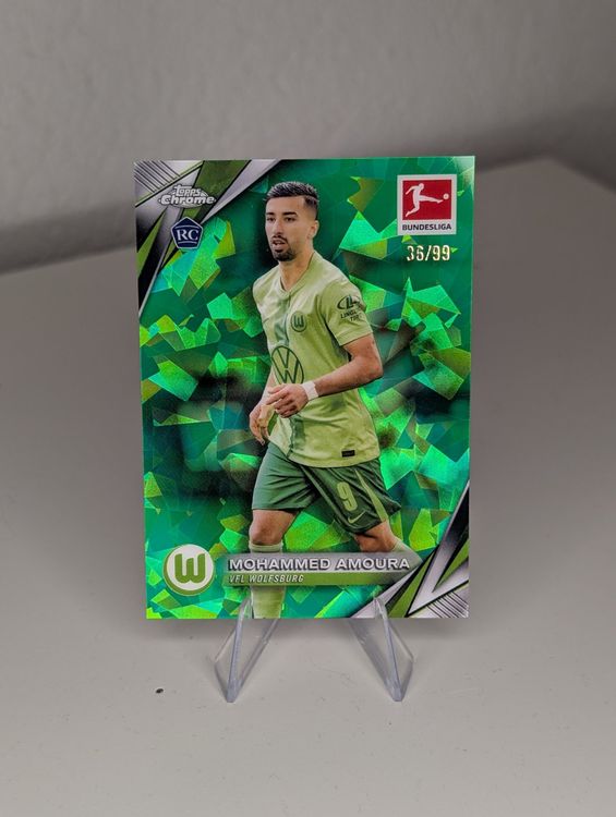 Topps Chrome Amoura VFL Wolfsburg RC /99 Bundesliga! (Neu (gemäss ...
