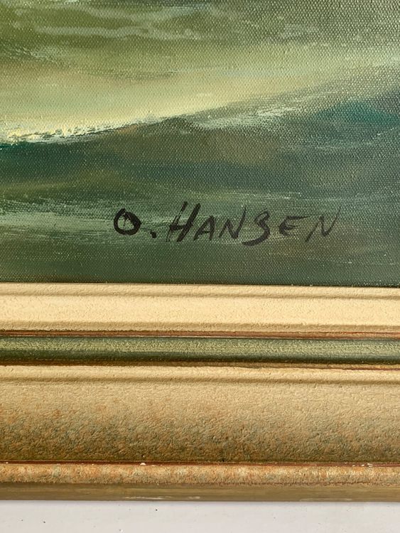 Ole Hansen Meeresküste Szene Gemälde (Gebraucht) in Root für CHF 105 ...