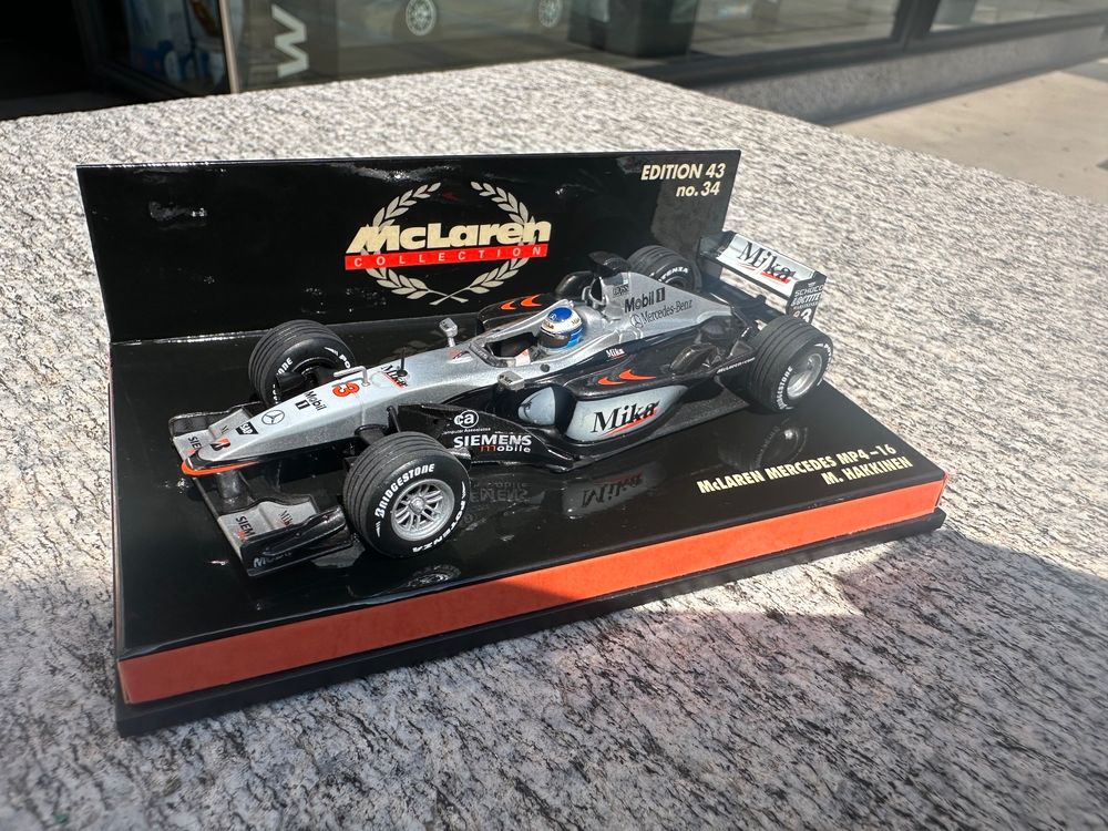 Minichamps F1 1:43 McLaren Mercedes MP 4/16 HAkkinen (Gebraucht) in ...