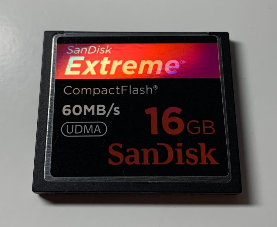 Sandisk Extreme CompactFlash (CF) 16 GB #3 | Kaufen auf Ricardo