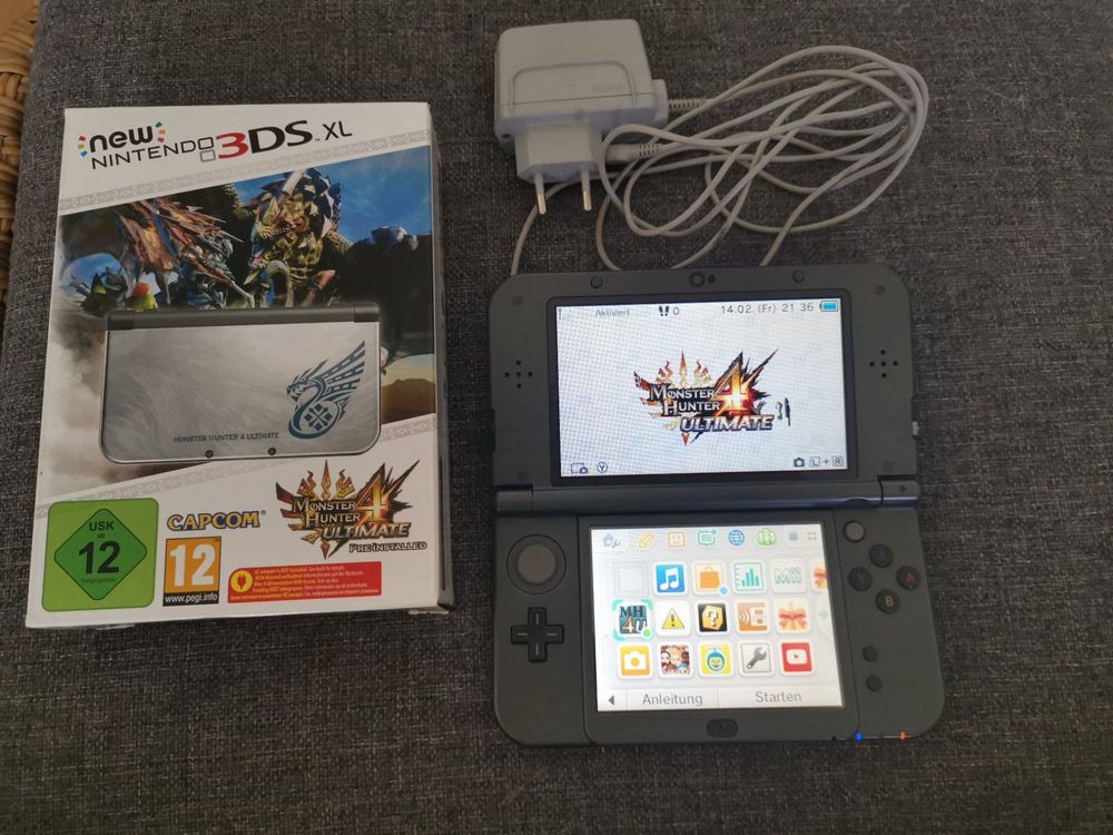 NEW Nintendo 3DS XL MH4U Edition | Kaufen auf Ricardo