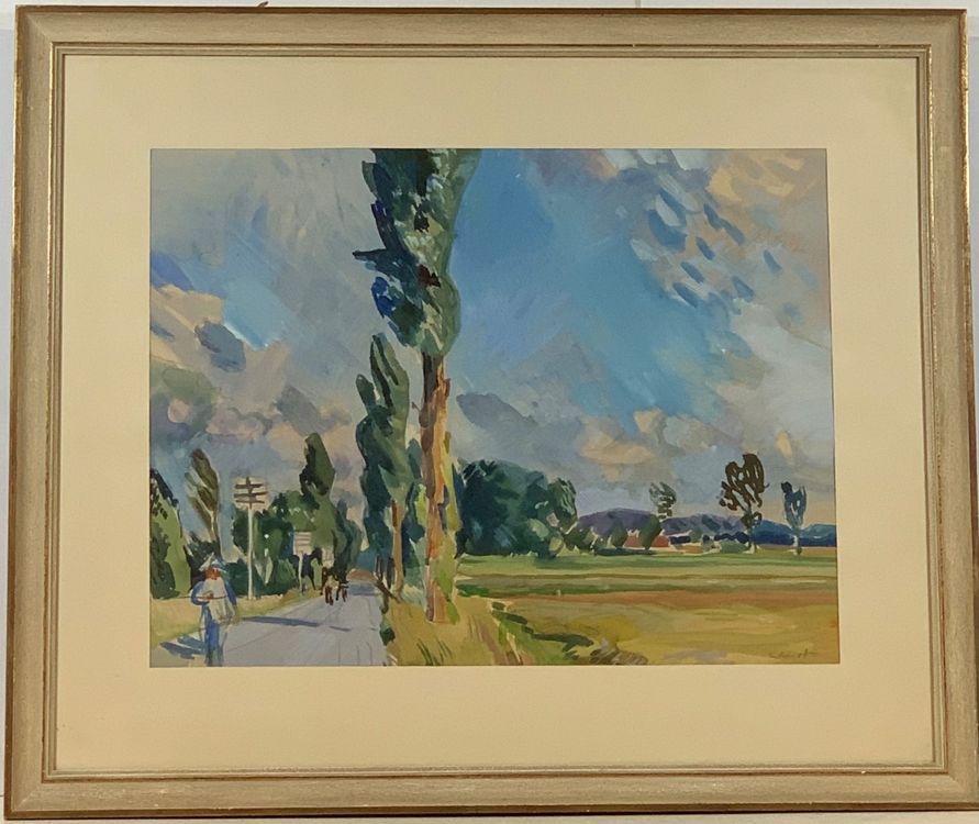 Martin Alfred Christ (1900-1979) Aquarell-Landschaft | Kaufen auf Ricardo