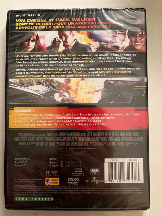 Fast & Furious 4 (2009) DVD 📀 NEU OVP (Neu und originalverpackt) in ...