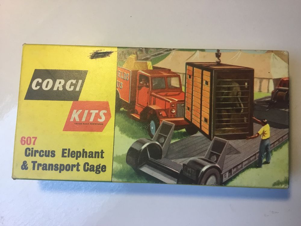 Corgi Toys "CIRCUS ELEPHANT TRANSPORT CAGE“ 60er Jahre OVP (Neu (gemäss ...