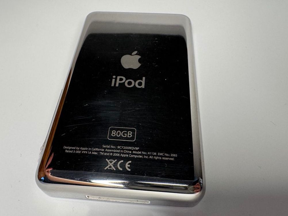Neuer Akku! Apple iPod Classic 5.5 80GB Weiss -getestet - (Gebraucht ...