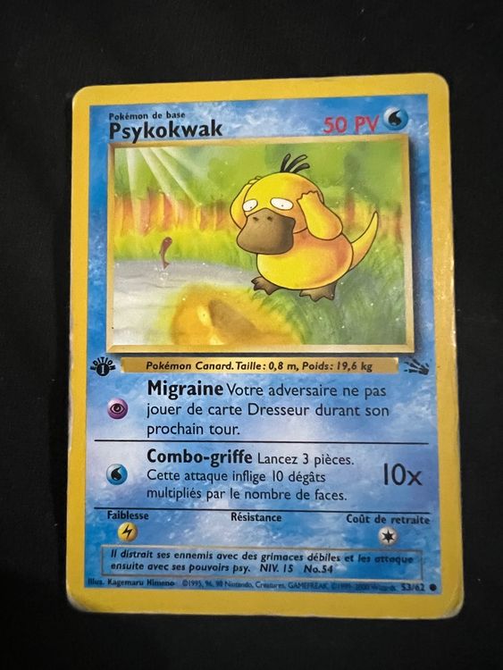 Pokémon Wizards: Psykokwak 1ère édition 53/62 FR (Gebraucht) in ...