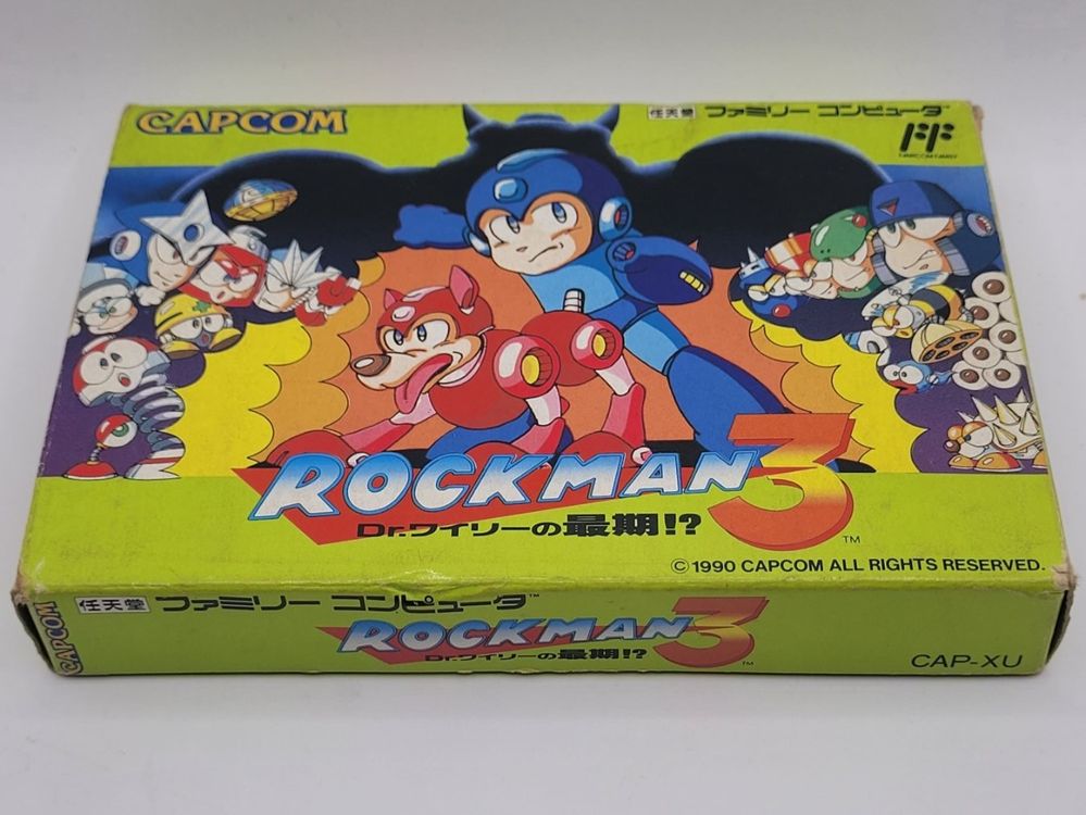 Rare Rockman 3 / Megaman 3 Famicom / NES OVP Complete Japan (Gebraucht ...