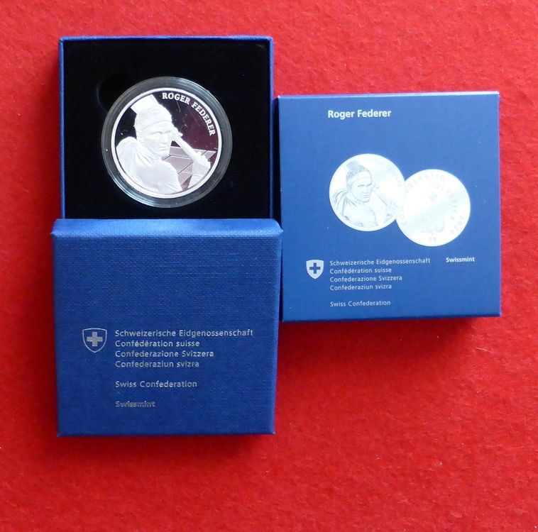 ROGER FEDERER - 20 Franken Polierte Platte - 2020 | Kaufen auf Ricardo