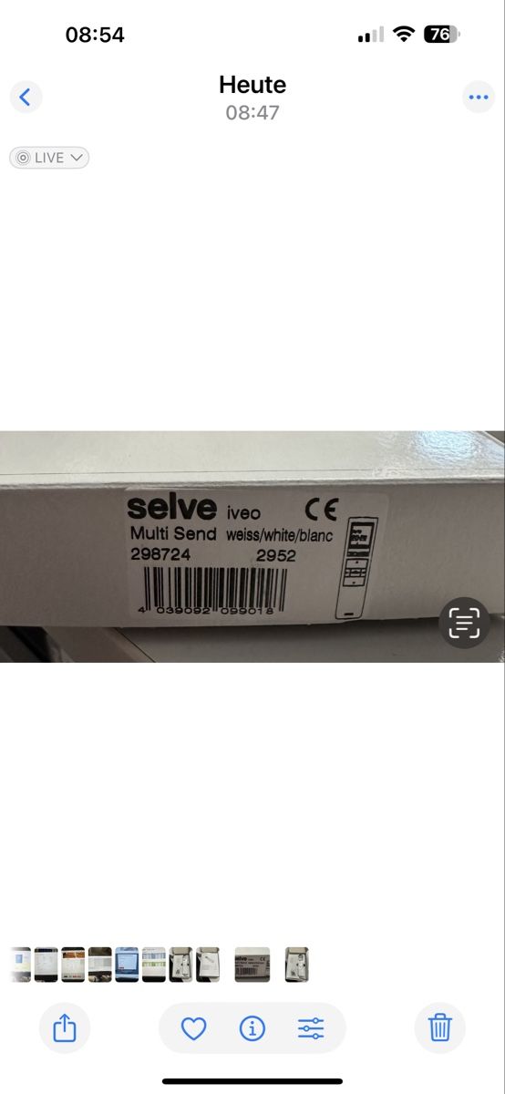 1x Sleve Iveo Multi Send 10 Kanal weiss mit Zeitschaltuhr (Neu (gemäss ...