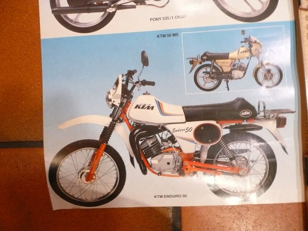 KTM GP30 E50 ENDURO MS PONY 503 GTA SACHS ORIGINAL POSTER (Gebraucht ...
