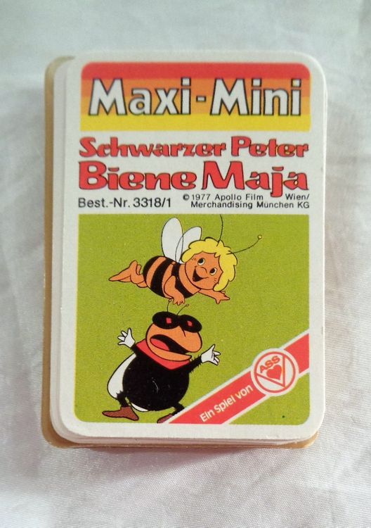 Schwarzer Peter - Biene Maja / Maxi-Mini ©1977 / 25 Karten | Kaufen auf ...