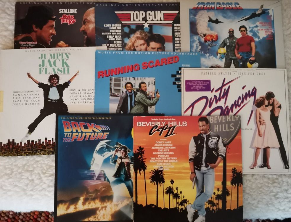 LP's diverse Soundtracks 8x aus den 80er (Gebraucht) in für CHF 48 ...