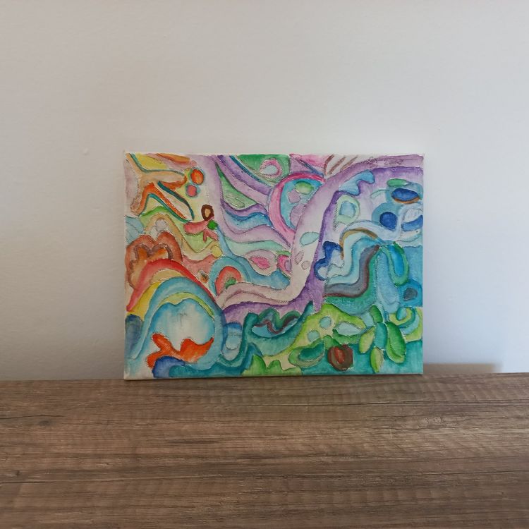 Gemälde abstrakt | Kaufen auf Ricardo